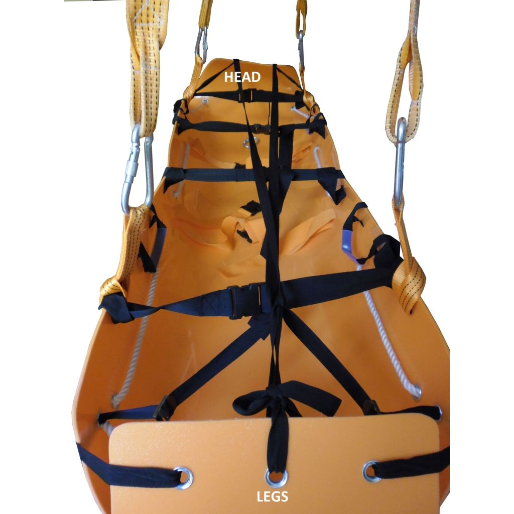 Stretcher for the transportation of the injured through demanding ...